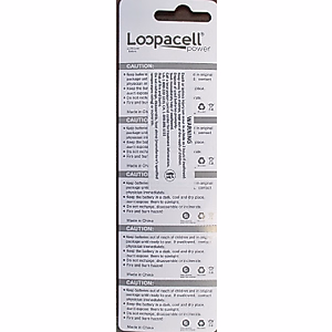 LOOPACELL AG13 LR44 L1154 357 76A A76 Button Cell Battery 10 Pack