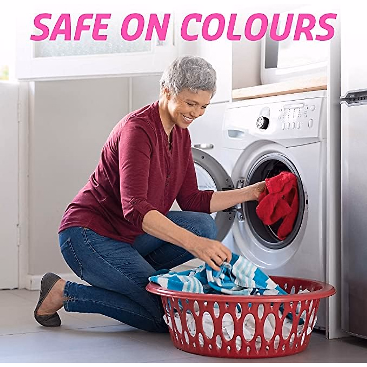 Vanish Oxi Action Colour Safe Stain Remover Powder for Clothes 1Kg, 1st Time Amazing Stain Removal Even In 30°C Cold Wash, Lifts Tough Stains, Chlorine-Free Formula, Safe On Everyday Fabrics