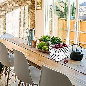 Small Storage Bins Mini Desktop Storage Baskets Foldable Fabric Storage Receive Basket for organizing Makeup, Book, Baby Toy（Pack of 4）