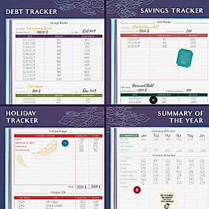 Legend Budget Planner & Monthly Bill Organizer with Pockets – Home Finance Book with Bill Payment & Expense Trackers – Financial Notebook for Household Budgeting & Money Management - Large, 8x9.5”,