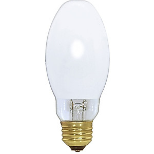 Satco S4475 3900K 75-Watt Coated Medium Base ED17 Mercury Vapor Lamp