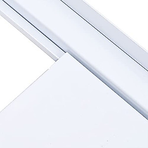 Tidyard Washing Machine Stacking Kit with Pull Out Shelf Steel Washing and Drying Machine Pedestal White 27.2 x 26.8 x 3.1 Inches (W x D x H)