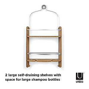 Umbra 1005787-390 Barrel Shower Caddy 11.176 x 33.527999999999999 x 64.262 cm