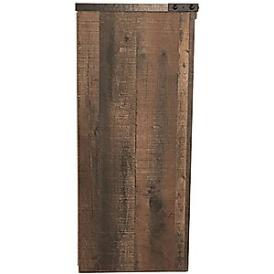 Signature Design by Ashley Trinell Rustic Youth 6 Drawer Children's Dresser with Nailhead Trim, Warm Brown