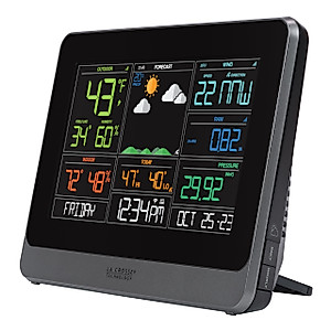 La Crosse Technology 328-10618-INT Wireless WiFi Professional Weather Center , Black