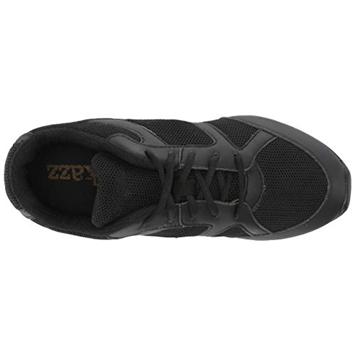 Skazz by Sansha Womens Dance Studio Exercise Sneakers Mesh Suede Air Cushion Caro P121M, Black,9.5