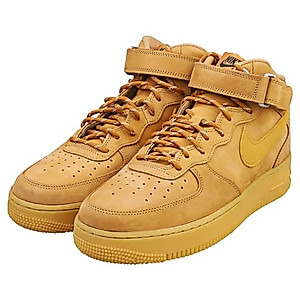Nike mens Air Force 1 Mid '07 Shoes, Flax/Wheat-gum Light Brown, 13