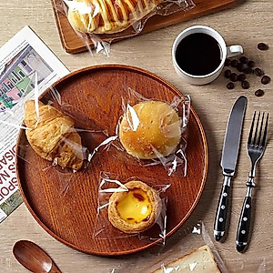 Cellophane Bags Sealable 500 Pieces Transparent Bags Self-Adhesive 8 x 10 cm Plastic Bags Cellophane Bags Cellophane Bags for Sweets Cookies Gift Packaging (9 Sizes Available)