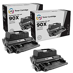 LD Products Compatible Toner Cartridge Replacement for HP 90X High Yield (Black, 2-Pack) Compatible with HP Laserjet Enterprise 600 M602dn, 600 M602n, 600 M602x, 600 M603dn