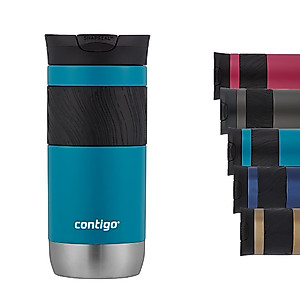 Contigo Byron 2.0 Thermo Mug, Stainless Steel Insulated Mug with Snapseal Closure, Coffee Mug to go, 100% Leak Proof, Dishwasher Safe lid, BPA Free, Keeps Warm up to 6 Hours, 470 ml