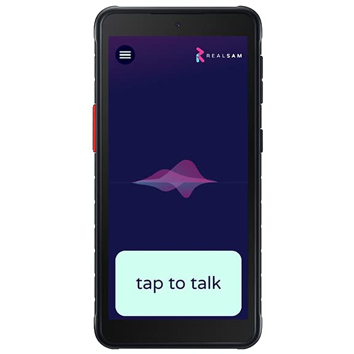 RealSAM Pocket Voice-Operated Unlocked 5G Smartphone for The Blind and Visually Impaired; Just Tap The Screen and Talk, It's That Simple (No Hunting Icons or Swiping Needed)