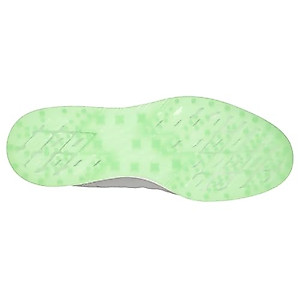 Skechers Men's Pivot Spikeless Golf Shoe, Gray/Lime, 10.5
