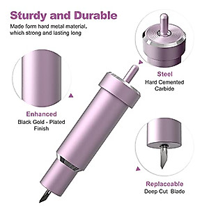 Explore Bonded-Fabric Cut Housing + Replacement Cutting Blade Compatible with Explore Air2/ Air3/ Maker/Maker 3 Cutting Machines, Original Version(2 Blades Included)