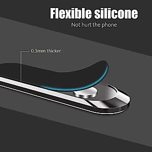 [2Pack] Cellphone Car Holder, Magnetic Phone Holder for Car, iPhone Magnetic car Mount, Samsung Magnetic car Mount, Universal Dashboard car Mount Fits All Smartphones.