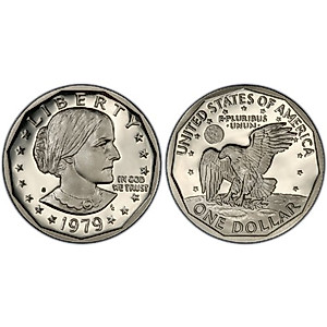 1979 S Susan B Anthony GEM Proof Dollar
