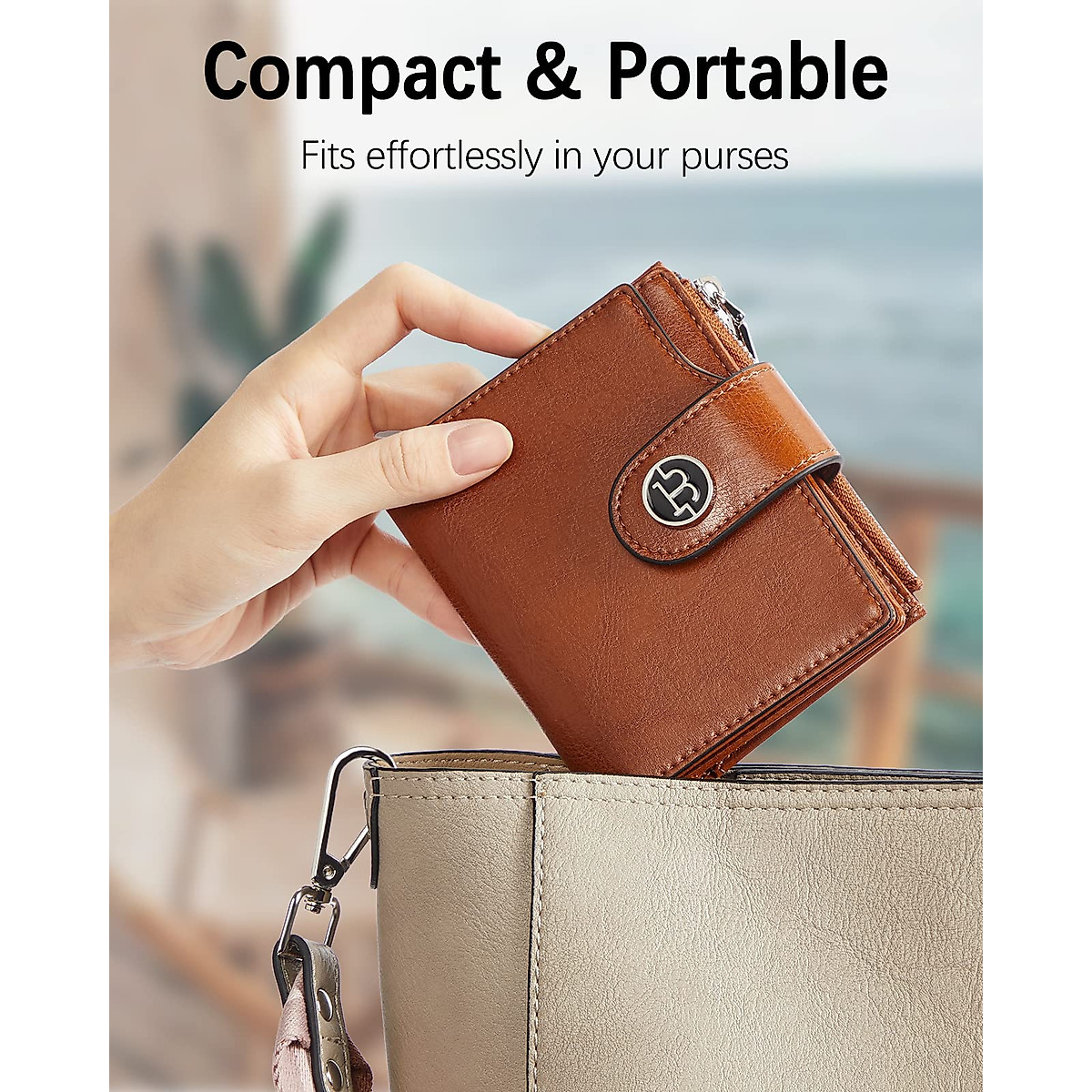 BOSTANTEN Small Crossbody Purse Women Leather Small Wallet