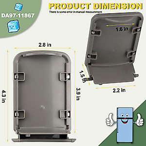 FETIONS DA97-11867A Refrigerator Dispenser Lever Assembly Parts, Replacement and Compatible with Sam-Sung Refrigerator, Fit to 3973332 AP5589062, PS4176495