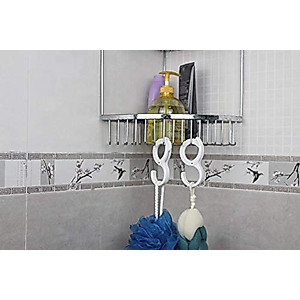 6 Pcs Multi-Function Clip Hanging Hooks, White