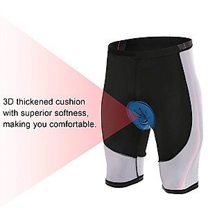 Men's Cycling Jersey Set - Reflective Quick-Dry Biking Shirt and 3D Padded Cycling Bike Shorts