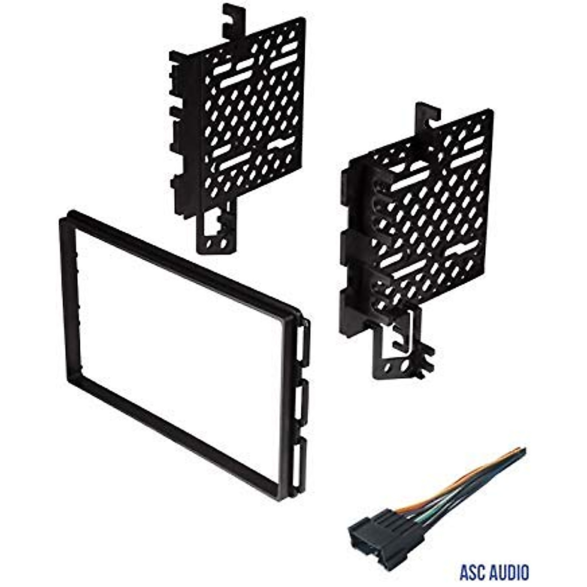 Car Stereo Dash Kit and Wire Harness for Installing a Double Din Radio for Some 2001-2006 Hyundai Elantra, 2002-2005 Hyundai Sonata, 2003-2008 Hyundai Tiburon, 2005-2008 Hyundai Tucson