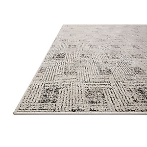 Loloi II Kamala Collection KAM-01 Grey/Graphite 2'-7" x 12'-0" Runner Rug