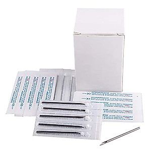 Ear Nose Piercing Needles - 100pcs Mix Body Piercing Needles 12g.14g.16g.18g.20g Individualized Package for Piercing Needle Supplies Piercing Kit