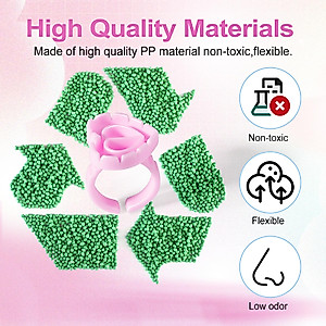 NXJ INFILILA Glue Rings for Eyelash Extensions, 100PCS Disposable Rings for Lashes, Lovely Heart Shape Lash Fan Blossom Glue Cups Lash Extension Supplies Lash Supplies for Eyelash Extensions