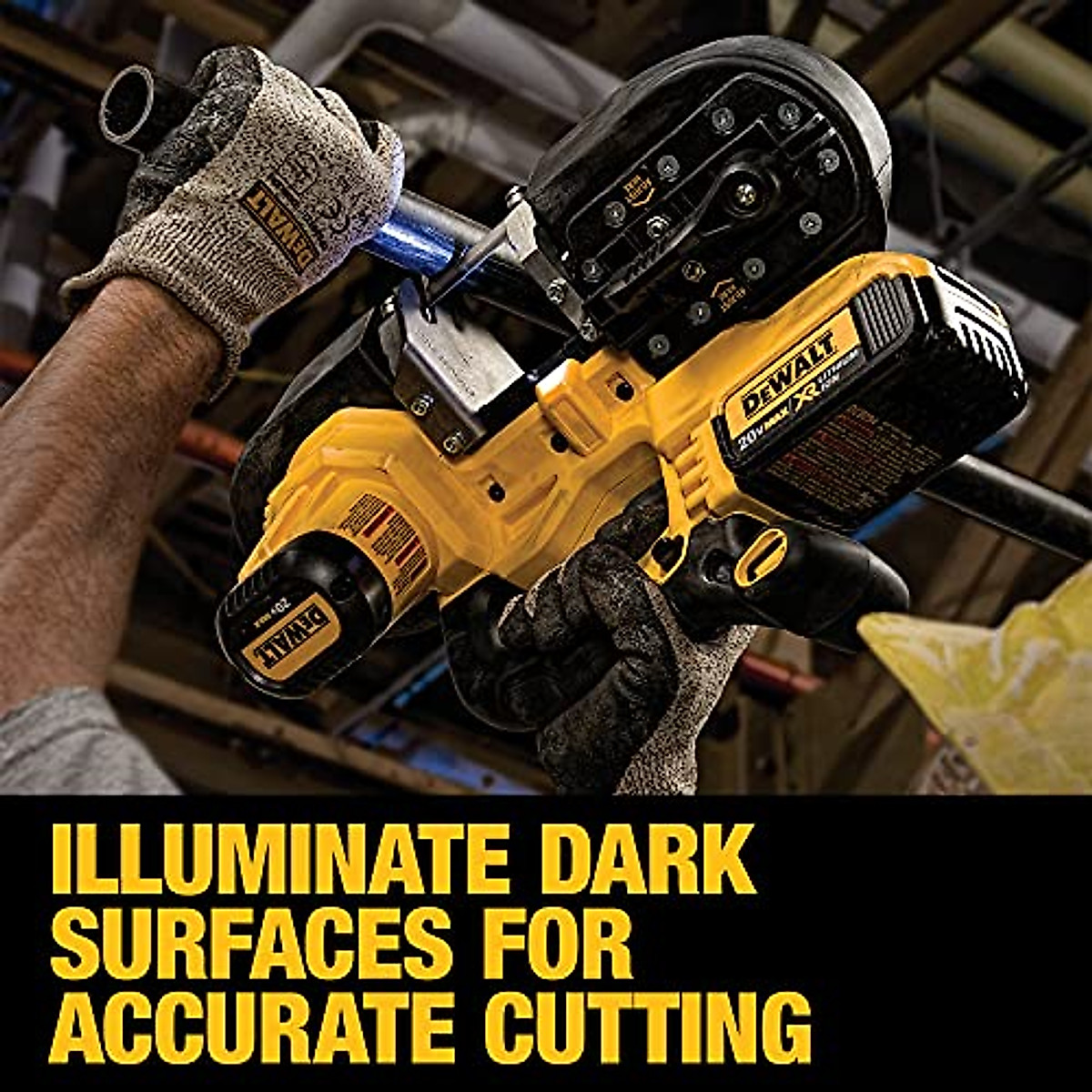 DEWALT 20V MAX Portable Band Saw Kit, Cordless (DCS371P1)