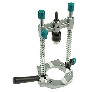 Wolfcraft 4525404 Multi-Angle Drill Guide Attachment For 1/4In. & 3/8In. Drills,Silver