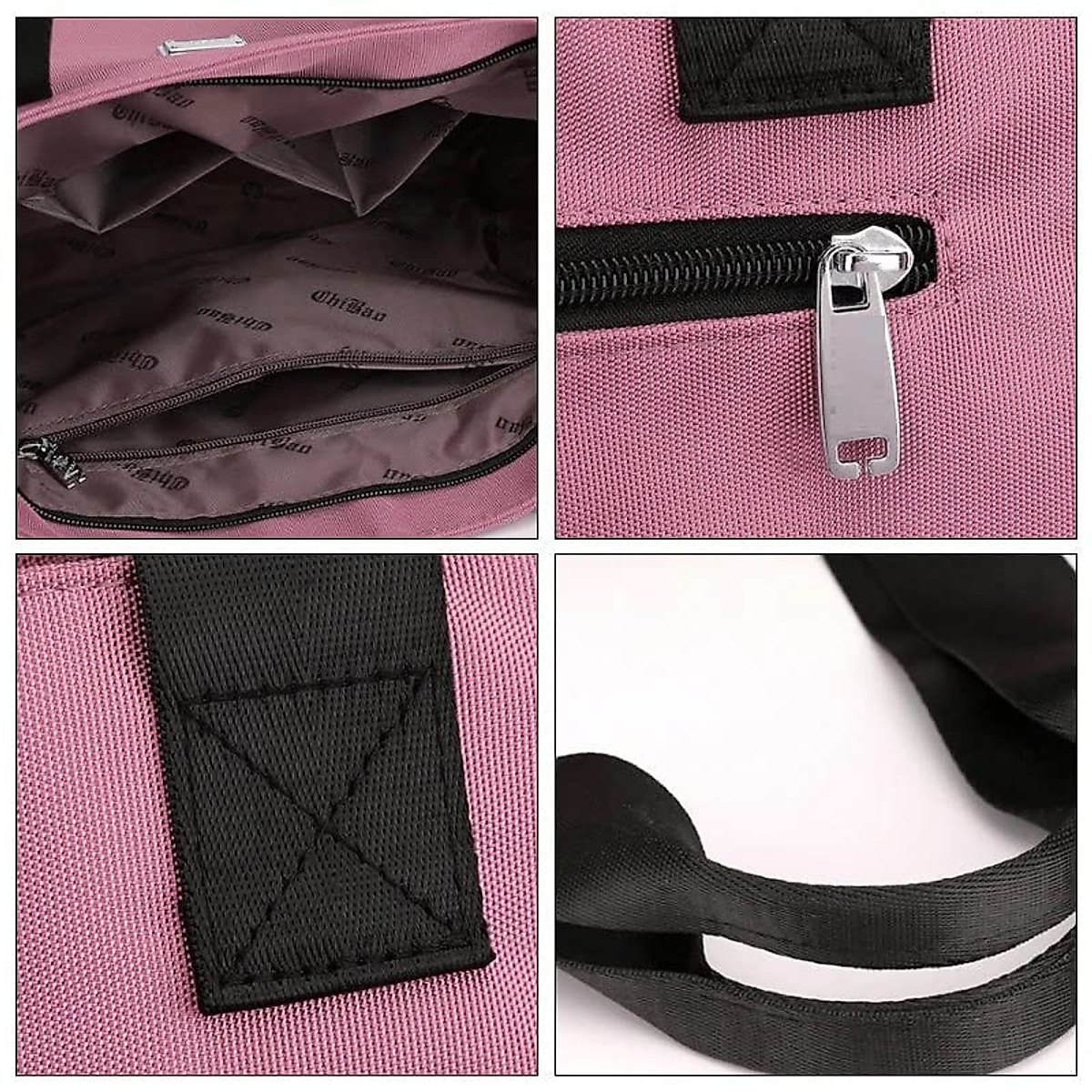 Large Capacity Nylon Bag, Women Tote Bags, Fashion Shoulder Bag, Crossbody Handbag With Pockets, for Everyday Work Travel (Blue)