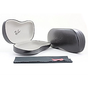 Ray-Ban RX8415 Rectangular Prescription Eyeglass Frames, Matte Black On Black/Demo Lens, 55 mm