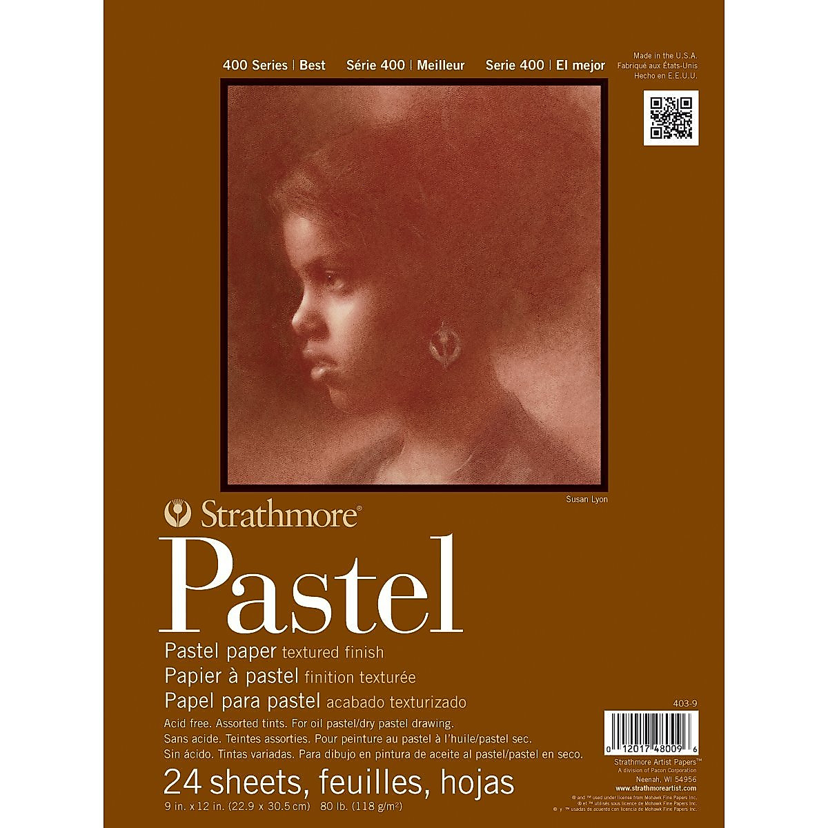 Strathmore 400 Series Pastel Pad – Vibrant 9x12 Pastel Paper for Artists
