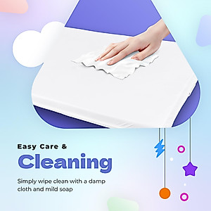 Custom Size 2" Thick Baby Mattress with Fitted Sheet - Waterproof Crib Mattress with Custom Size & Color Fitted Crib Sheet for Bassinet & Cradle