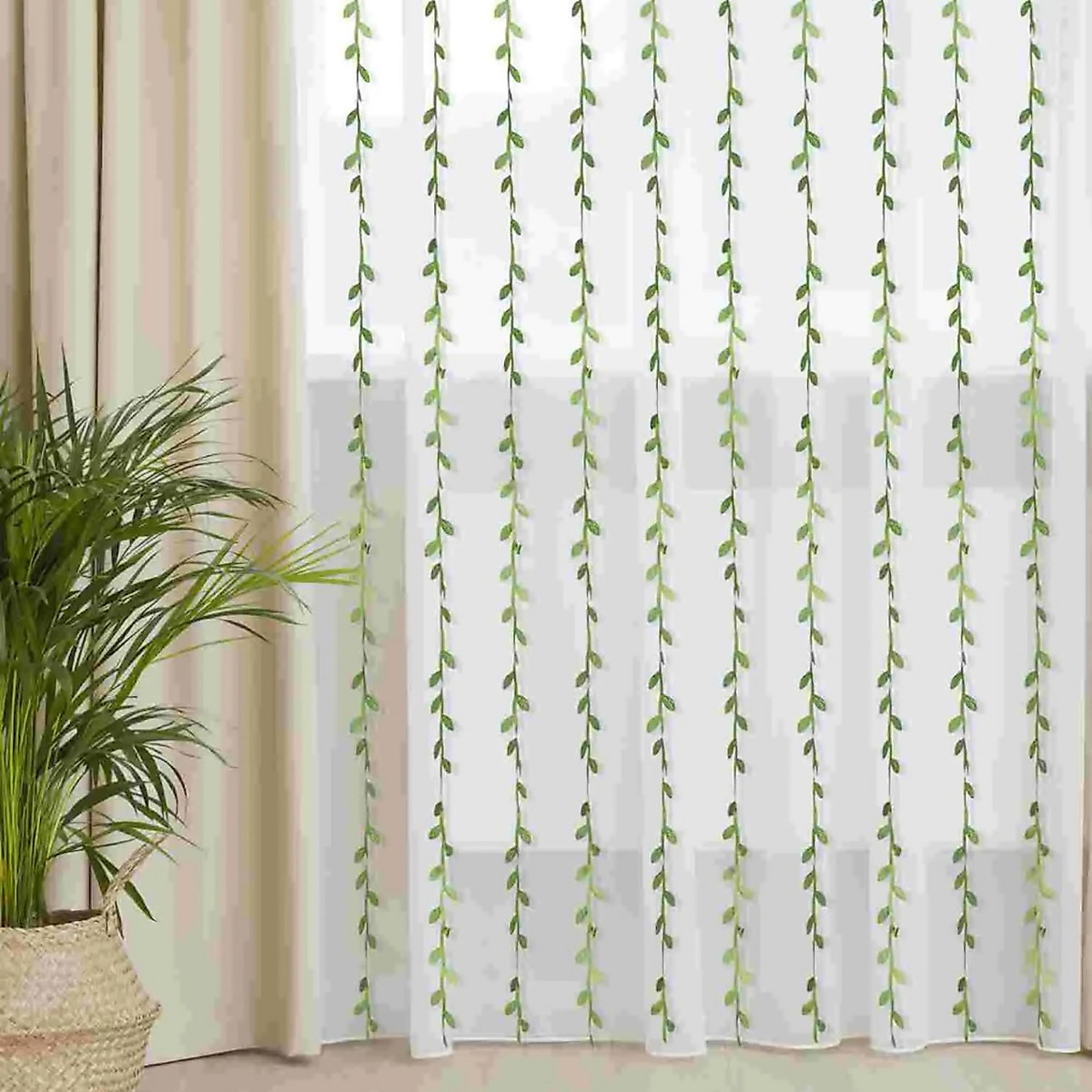 Killer's Instinct Outdoors Leaf Ribbon 20 Yard Fabric Ribbons Roll Green Leaf Ribbon 1" Width Artificial Olive Leaf Trim Ribbon or Gift Wrapping Craft DIY