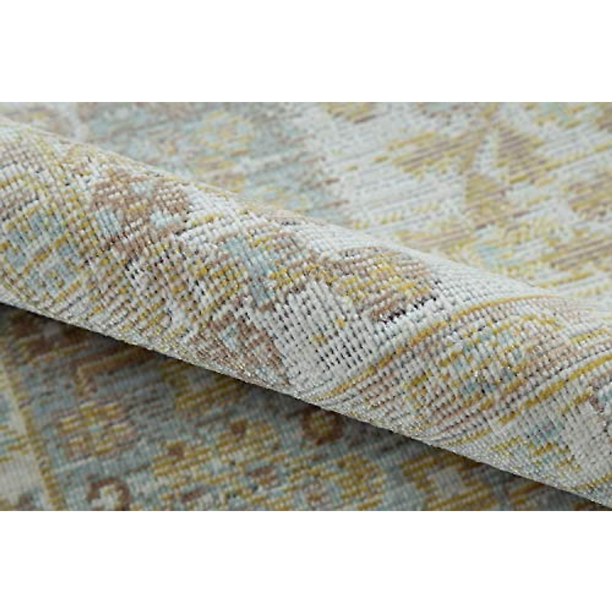 Momeni Isabella Polyester Traditional Indoor Area Rug, Ivory, 7'10" X 10'6"