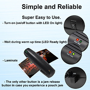 Apache AL9 9" Thermal Laminator and 20 Laminator Pouches