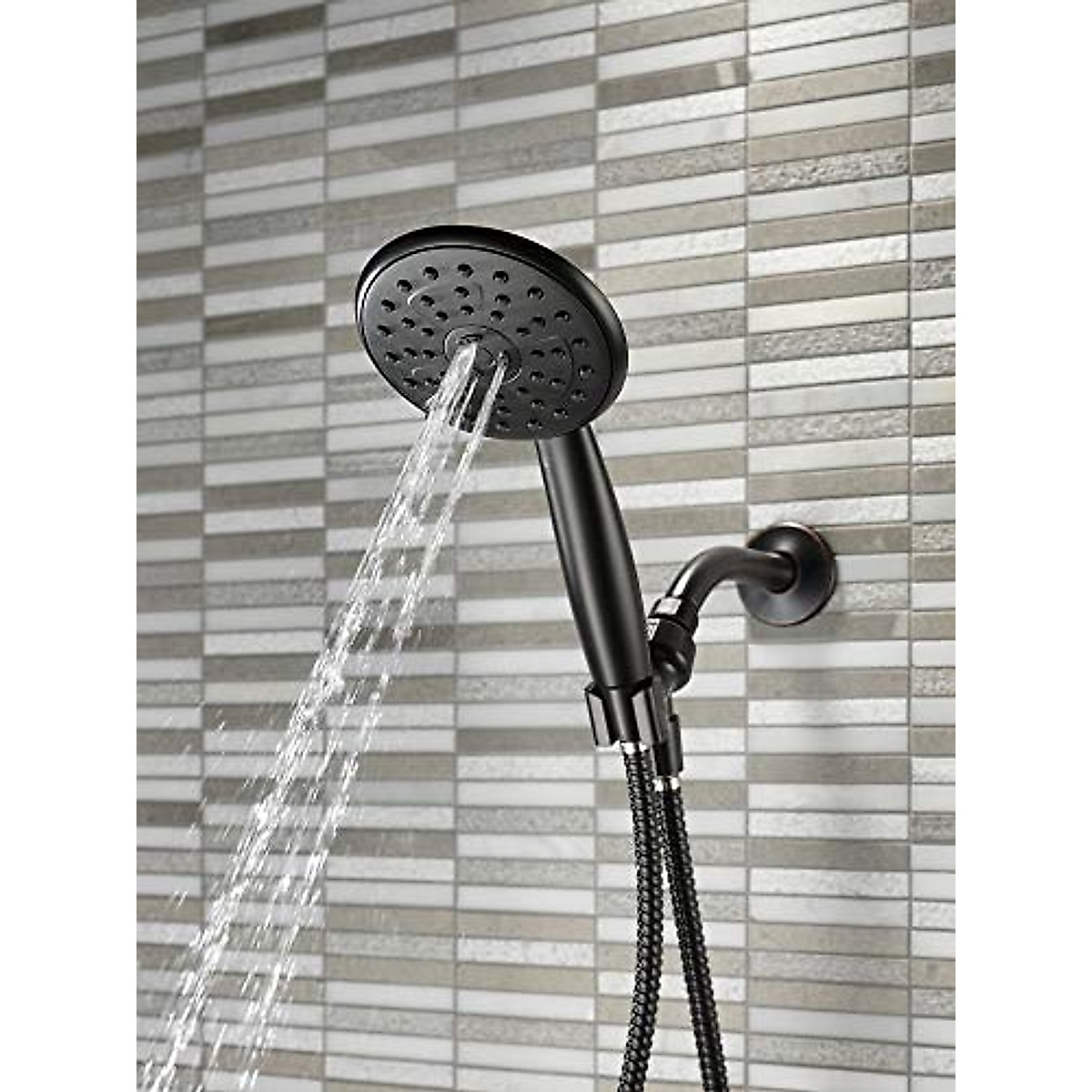DELTA FAUCET 75532COB Porter 3-Setting Hand Shower Handshower, Oil Bronze
