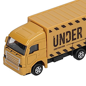 Simulation Mine Truck Model, Alloy Construction Engineering Trucks Model Big Trailer Transport Vehicle Static Car Model Toy