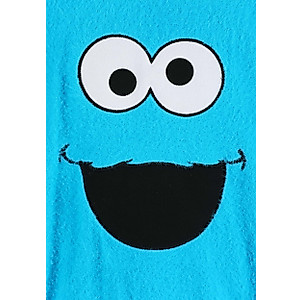 Fun Costumes Sesame Street Cookie Monster Fuzzy Oversized Sweater for Adults | Muppets Pullover Cosplay Clothing & Apparel L Blue