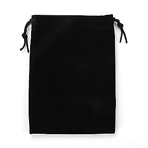 Velvet Bags with Drawstrings, Black 5x7 Jewelry Pouches Velvet Gift Bags for Jewelry, Gift, Wedding Favors, Candy Bags, Party Favors (30pcs)