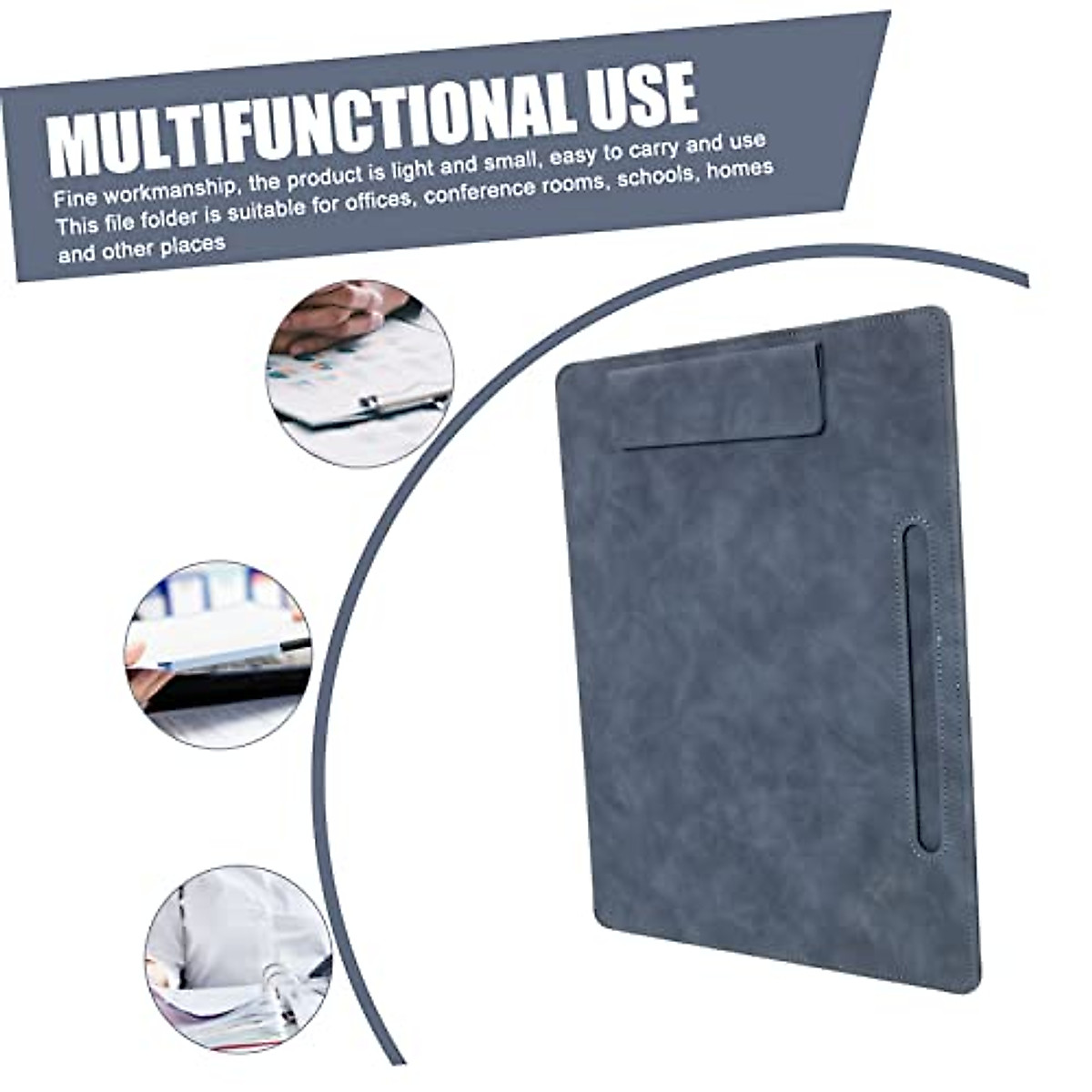 Ciieeo folder board Document Clipboard Writing Base Plate Pencil Sketch Hand Support office clip boards Exam Paper Base Writing Board folder organizer a4 test paper holder pu business