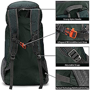 G4Free Lightweight Packable Hiking Backpack 40L Travel Camping Daypack Foldable