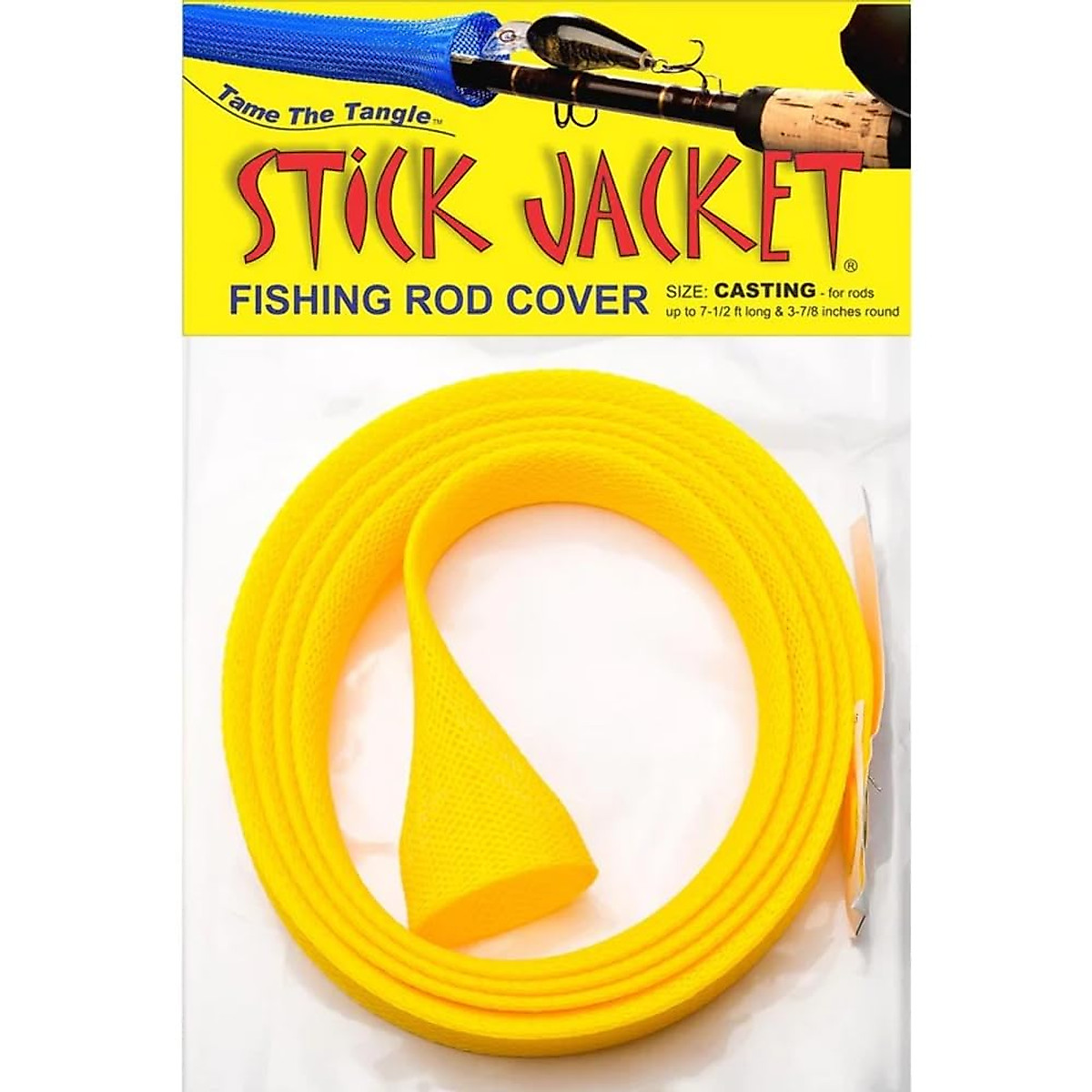 Stick Jacket Casting Fishing Rod Cover Red Shad