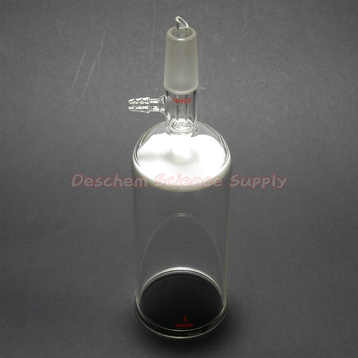 Deschem 500ml,24/40,Glass Buchner Funnel,3# Coarse Filter