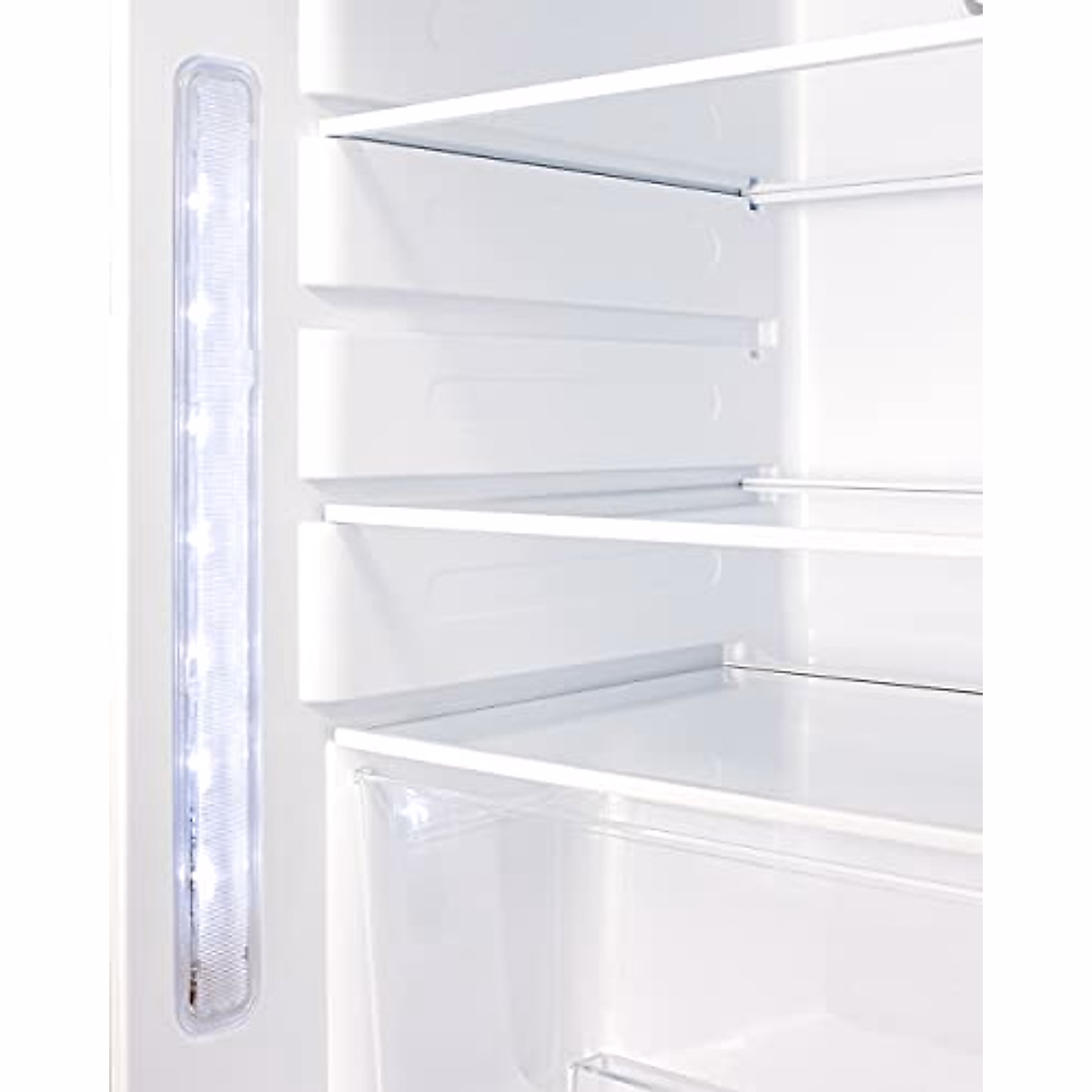 Summit Appliance ALR47BCSS 20" Wide Built-In All-Refrigerator, ADA Compliant, 3.53 cu.ft Capacity, Temperature & Open Door Alarms, Automatic Defrost, Stainless Steel Cabinet, Interior Light