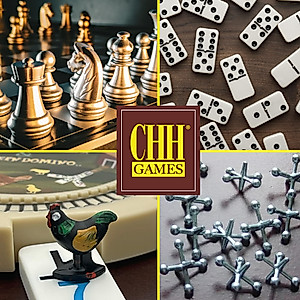 CHH Double 12 Numeral Pro Size Mexican Train & Chicken Domino Set