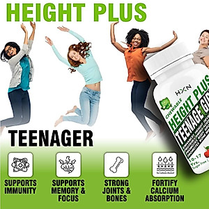 JEVR Height Growth Supplement for Girls with Increase Amino Acids, Ayurvedic Medicine & Herbal Super Foods to Long Bone Mineralization, and Taller Looks- 60 Tablets (10-17 Years, Pack 1)