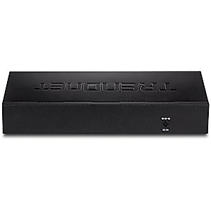 TRENDnet 10-Port Gigabit Web Smart PoE+ Switch, 8 x Gigabit PoE+ Ports, 2 x SFP Slots, Vlan, QoS, IPv6 Support, 20Gbps Switching Capacity, 75W PoE Power Budget, Lifetime Protection, Black, TPE-082WS