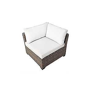 TK Classics MONTEREY-08a-WHITE Monterey Seating Outdoor Furniture, Sail White