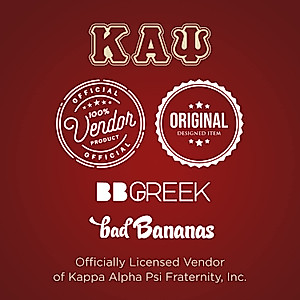 BBGreek Kappa Alpha Psi Fraternity Paraphernalia - Crew Neck T-Shirt - Official Vendor - 1911 Crest - Medium